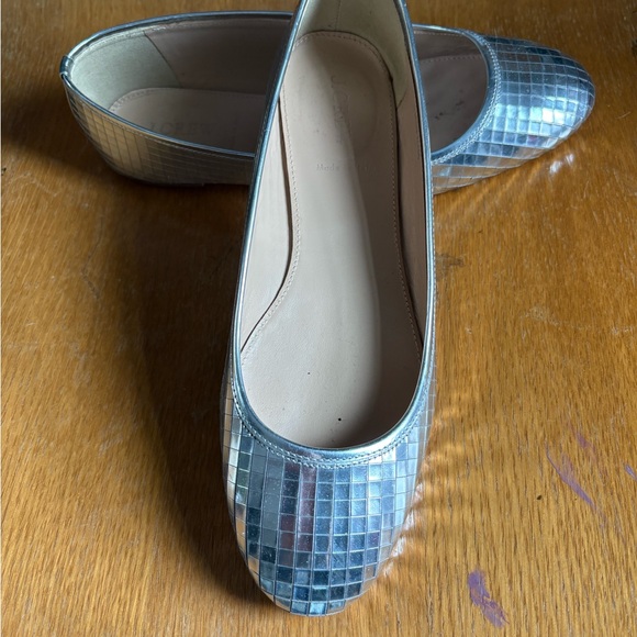 J. Crew | Shoes | J Crew Silver Ballet Flats | Poshmark